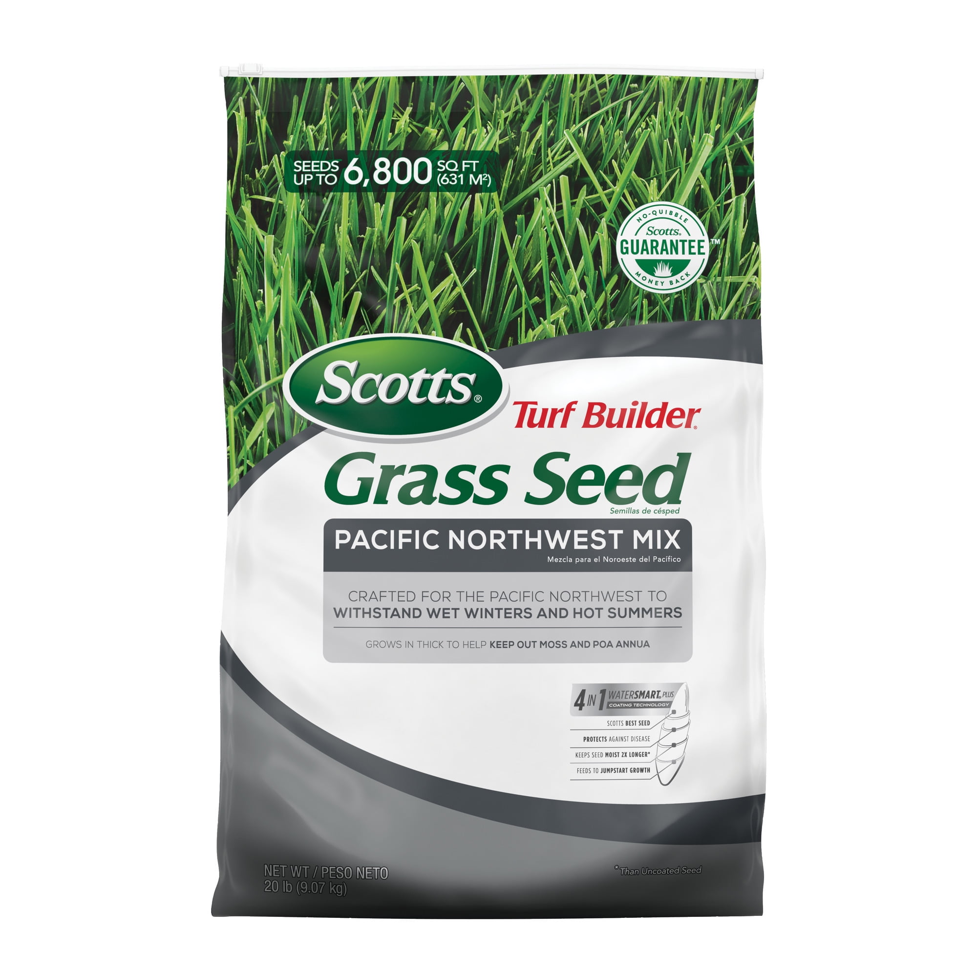 Scotts Turf Builder Grass Seed Pacific Northwest Mix, 20 lbs. - Walmart.com