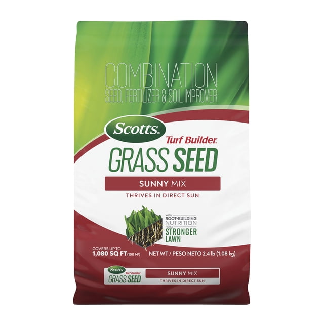 Scotts Turf Builder Grass Seed Sunny Mix, 2.4 lbs. - Walmart.com