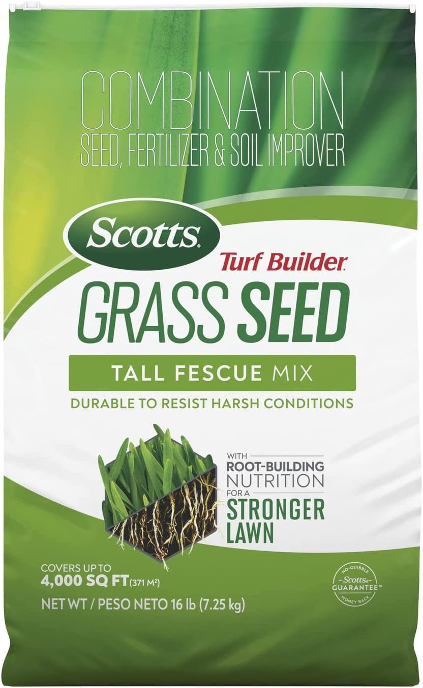 Scotts High Traffic Turf Builder Grass Seed Tall Fescue Mix- Harsh ...