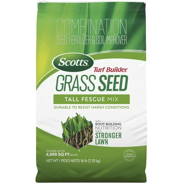Scotts High Traffic Turf Builder Grass Seed Tall Fescue Mix- Harsh ...
