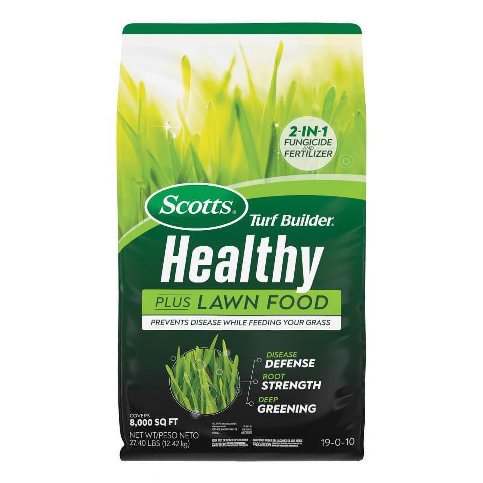 Scotts Turf Builder Healthy Plus Spring Lawn Fertilizer For Multiple ...