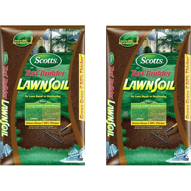 Scotts Turf Builder Lawn Soil, 1. 0-Cubic Foot (2) - Walmart Business ...