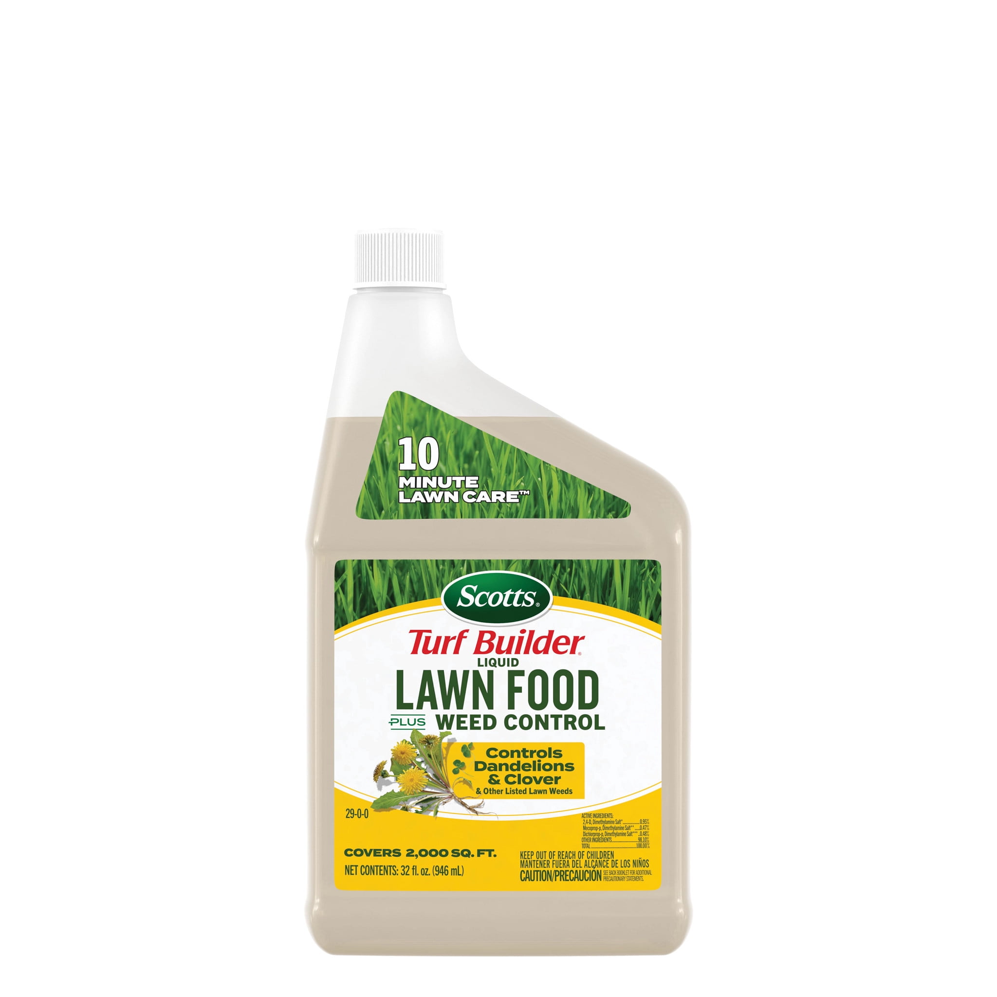 Scotts Turf Builder Liquid Lawn Food Plus Weed Control Refill, 32 fl ...