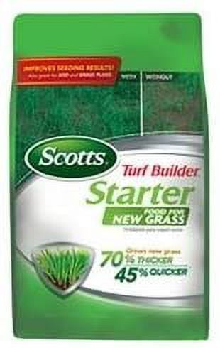 Scotts Turf Builder Starter Food for New Grass 1000 Square Feet ...