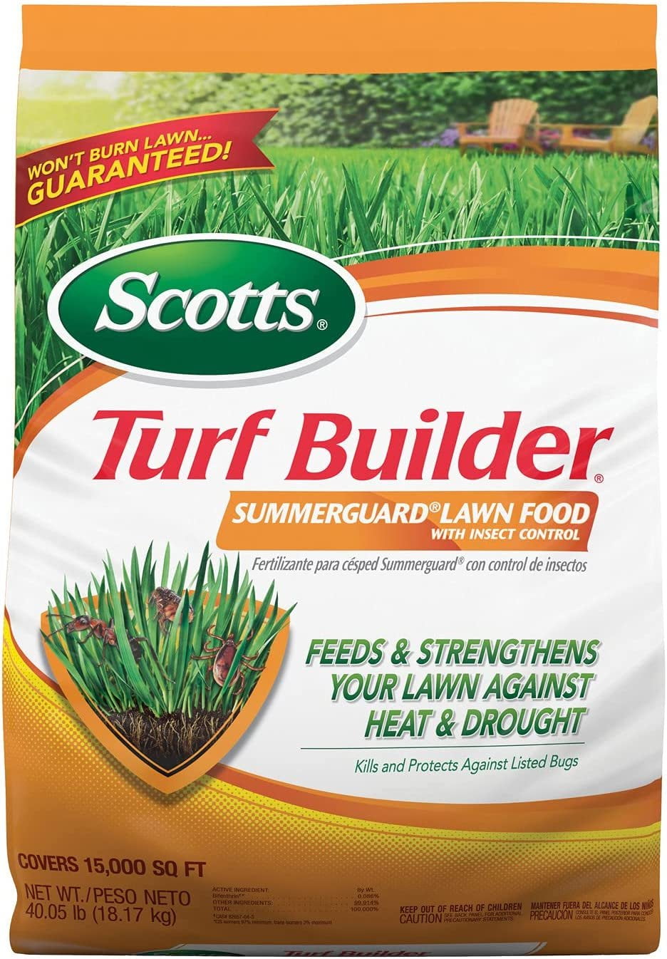 Scotts Turf Builder SummerGuard Lawn Food with Insect Control, 40.05 ...