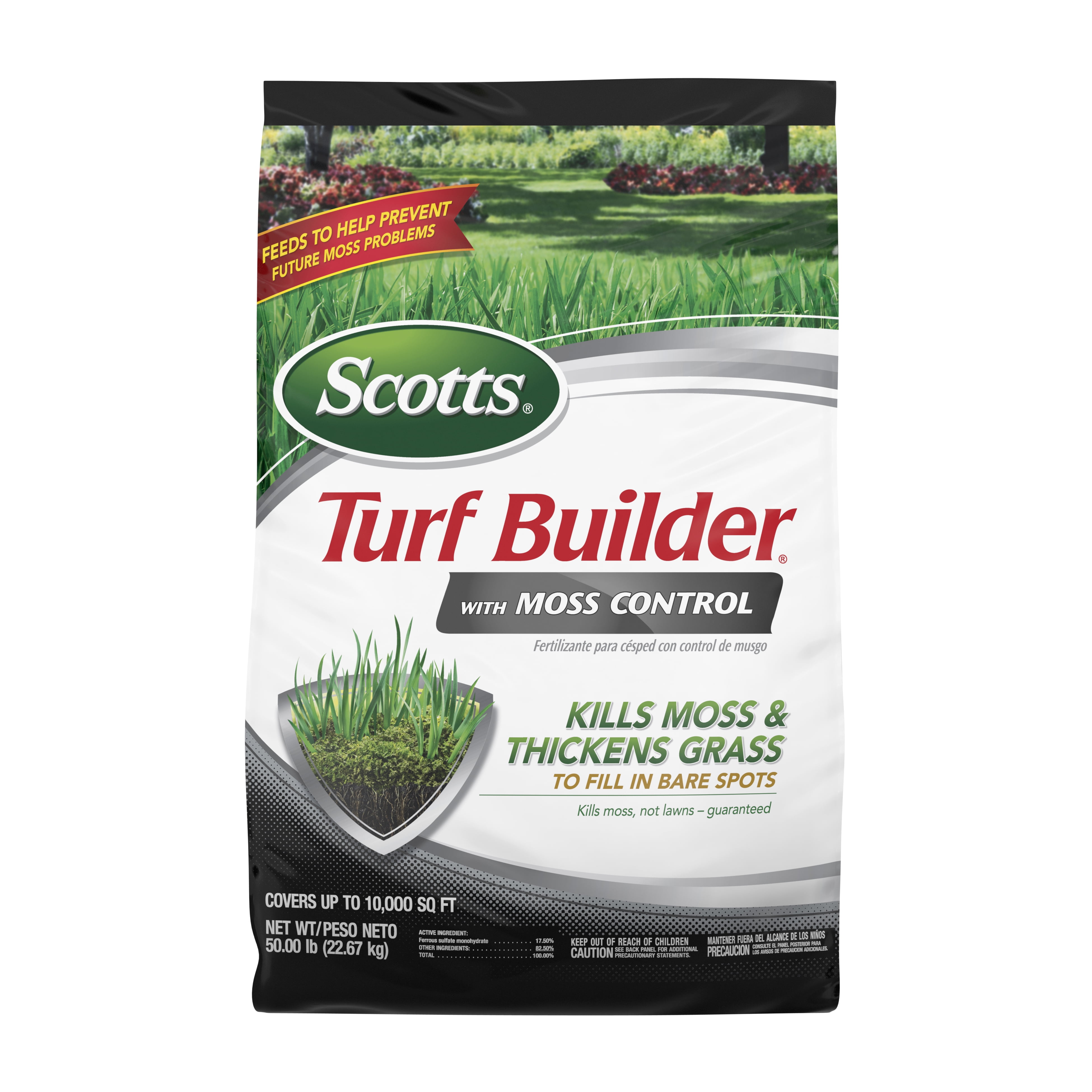 Scotts Turf Builder Lawn Care Fertilizer with Moss Control, Winter ...