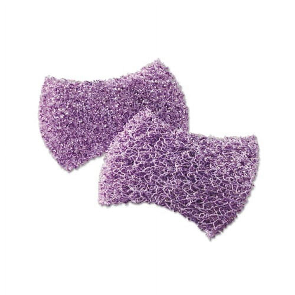 Scour Pad 2 3/4 x 4 1/2 2 3/4 x 4 1/2, Purple, 4/PK, 6 PK/CT - Walmart.com