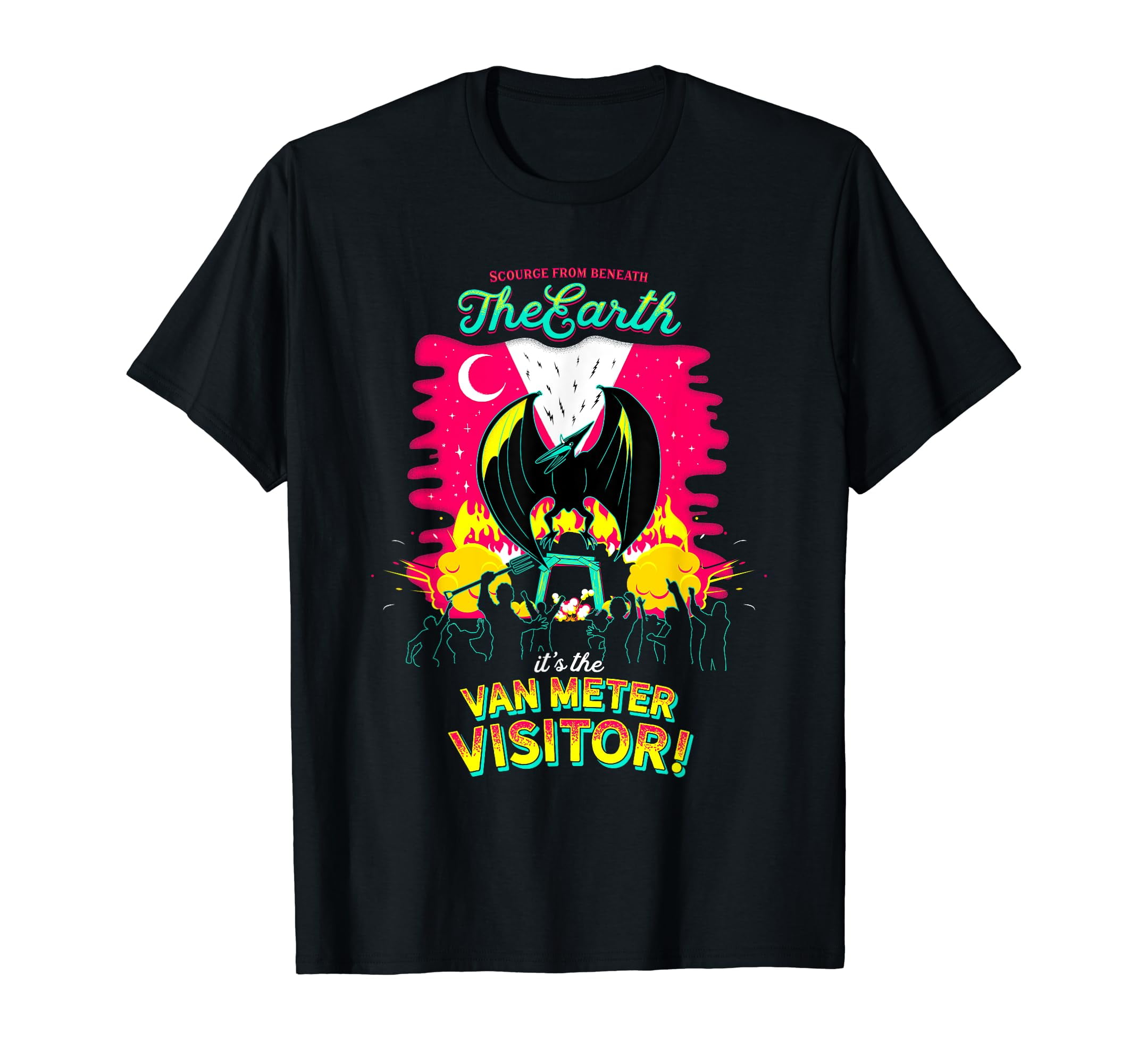 Scourge from Beneath the Earth Van Meter Visitor Cryptid T-Shirt ...