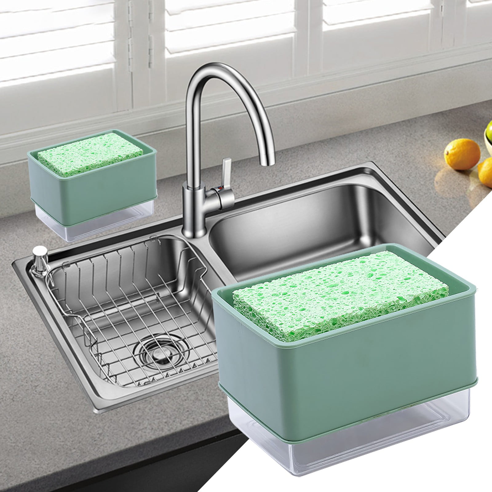 Scouring Balls for Kitchen Kitchen Soap Dispenser Dishwashing Brush ...