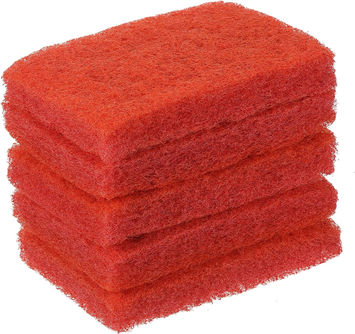 Scouring Pad (15 x 10cm/6"x 4") 5pcs, Kitchen Dishwashing Sponge, Non ...