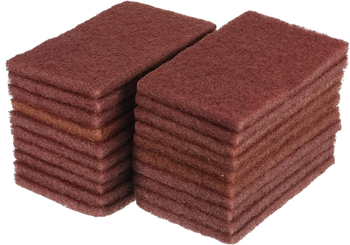 Scouring Pad (15 x 10cm/ 6"x4") 20pcs, Non-Scratch Scouring Sponge ...
