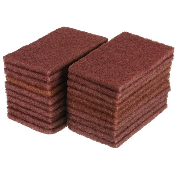 Scouring Pad (15 x 10cm/ 6"x4") 20pcs, Non-Scratch Scouring Sponge ...