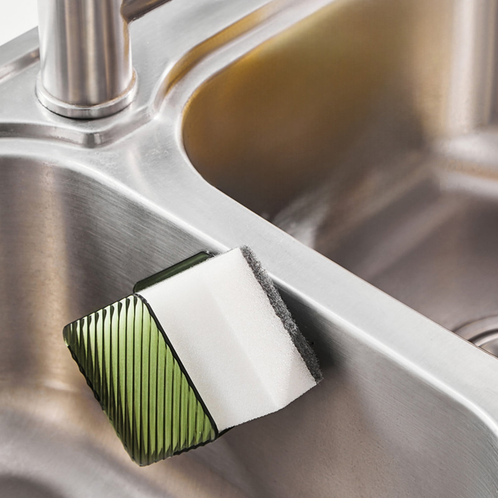 Scouring Pad Storage Rack Drains Sink Supplies Punch Frees Wall Mounted ...