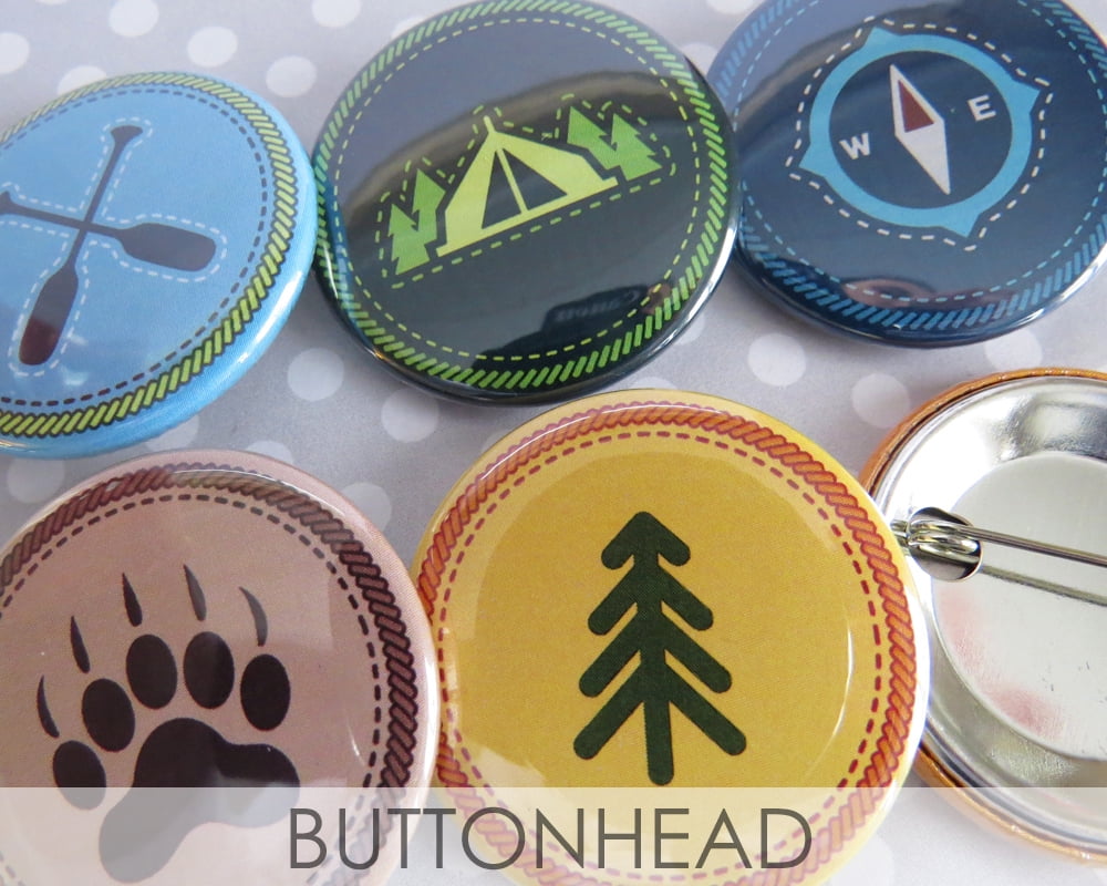 Scout Badges, Merit Badges Pins - Outdoor Nature Camp Badges Pins - Set ...