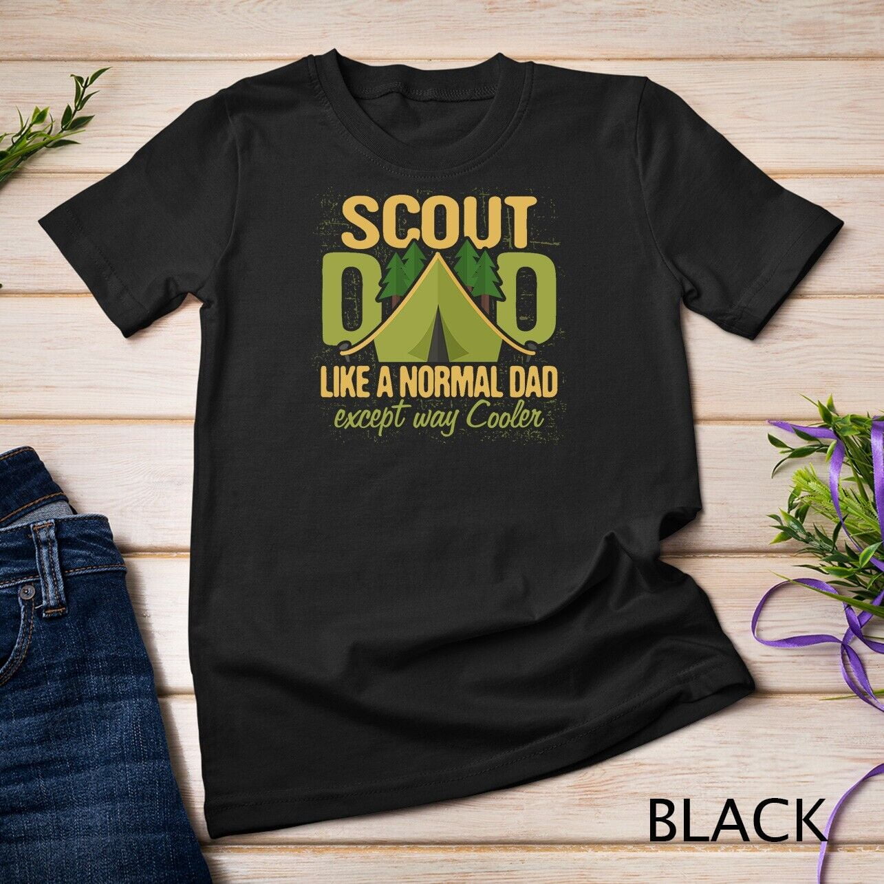 Scout Dad T Shirt Cub Leader Boy Camping Scouting Troop Gift Unisex T ...