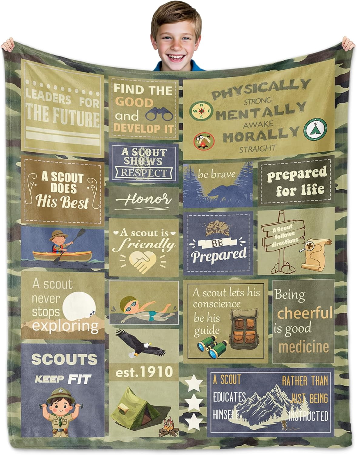 Scout Gift, Eagle-Scout Gifts, Girl Boy Scout Gifts, Scout''s Throw ...