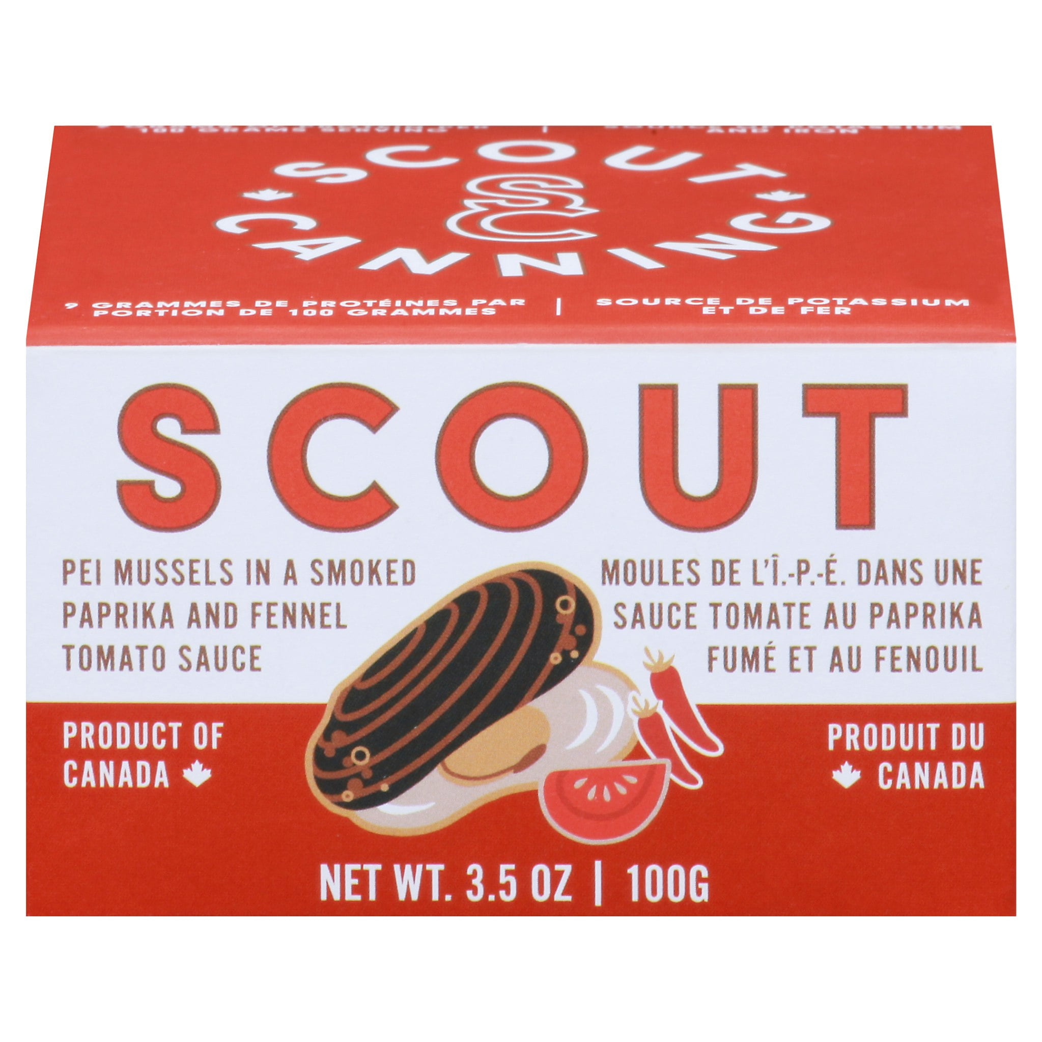 Scout Mussels in Tomato Sauce 3.5 oz (Pack of 6) - Walmart.com