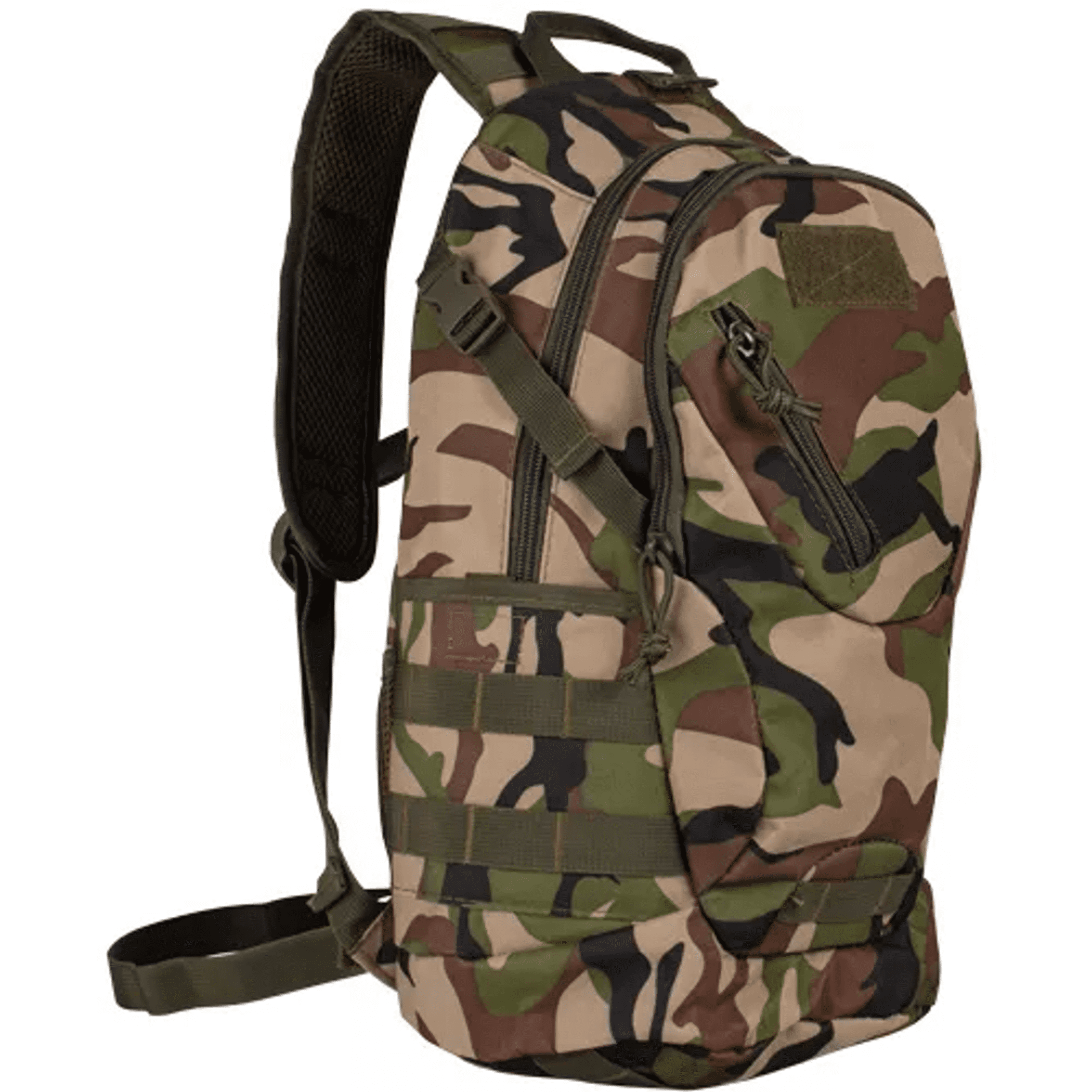 Scout Tactical Day Pack - Woodland Camo [ 7" x 10" x 17" Woodland Camo ...