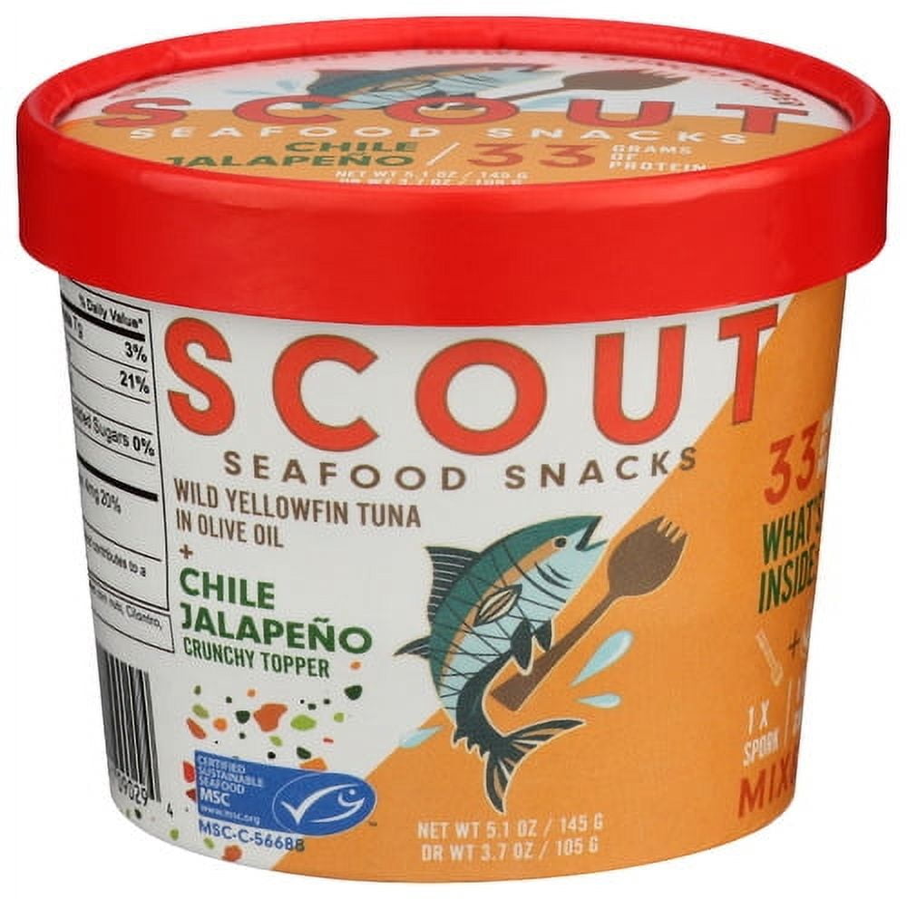 Scout Tuna Chile Japanese Snack Kit 5.1 oz (Pack Of 6) - Walmart.com