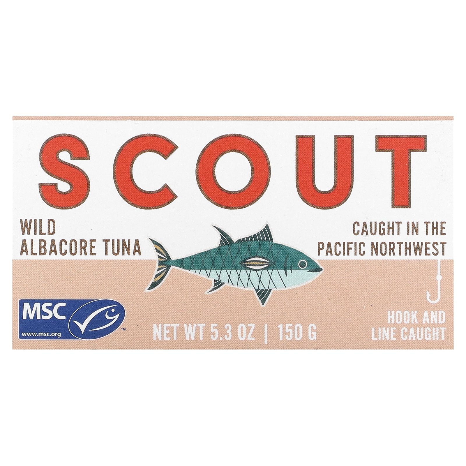 Scout Wild Albacore Tuna, 5.3 oz (150 g) - Walmart.com