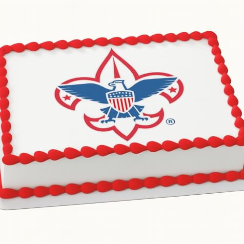 Scouting America Cake Topper – BSA Logo Party Decoration for Scout ...