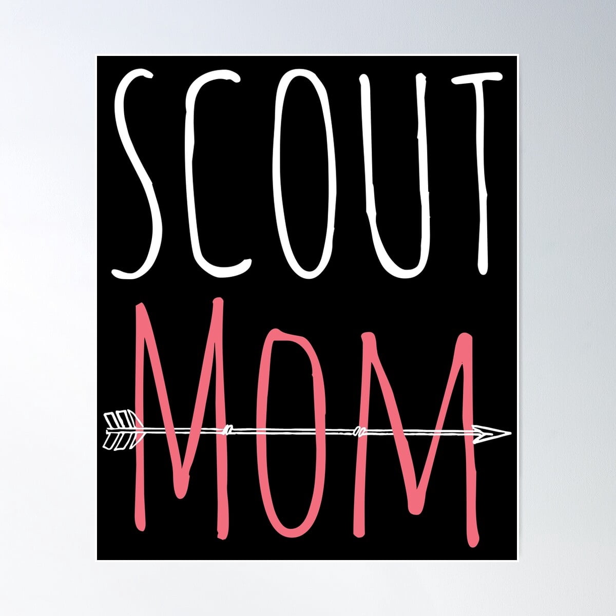 Scouting Mom Poster Wall Art, Modern Wall Decor For Living Room Bedroom ...