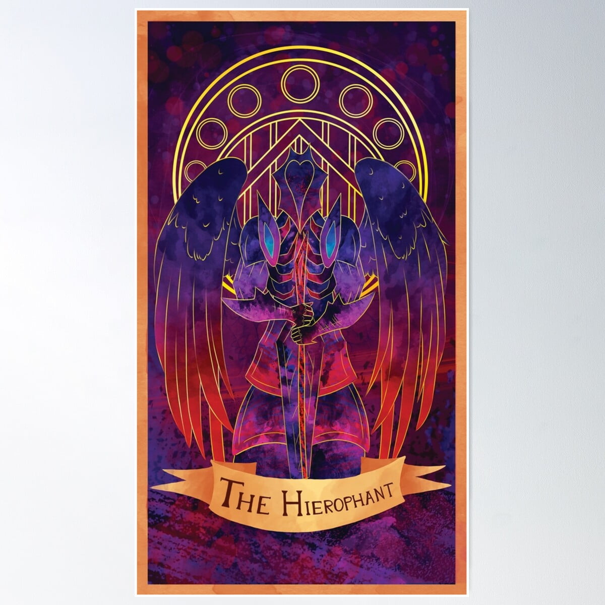 Scp-001 Gate Guardian | The Hierophant Card Poster Wall Art, Modern ...