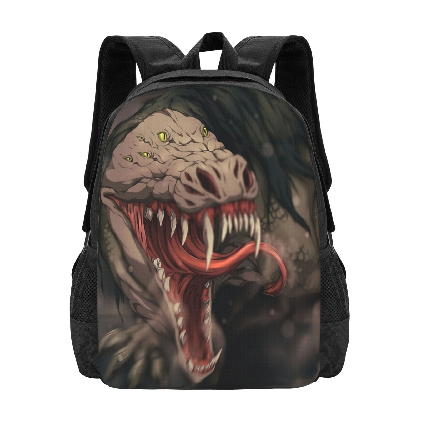 Scp-682 Backpack Fashion Travel Backpack Laptop Backpack 16 Inch Simple ...