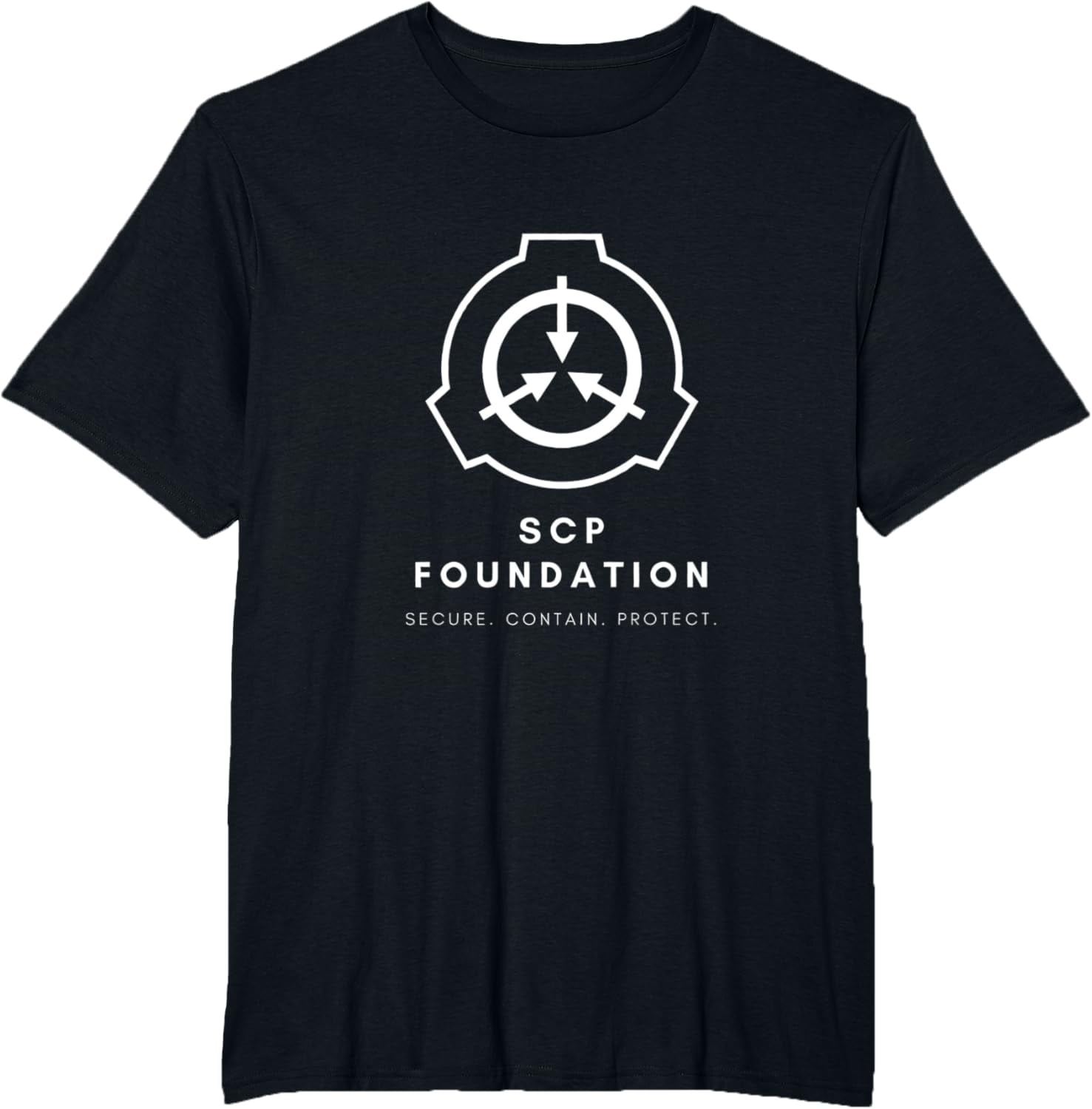 Scp Foundation Logo Emblem Secure Contain Protect Shirt Gift T-Shirt ...