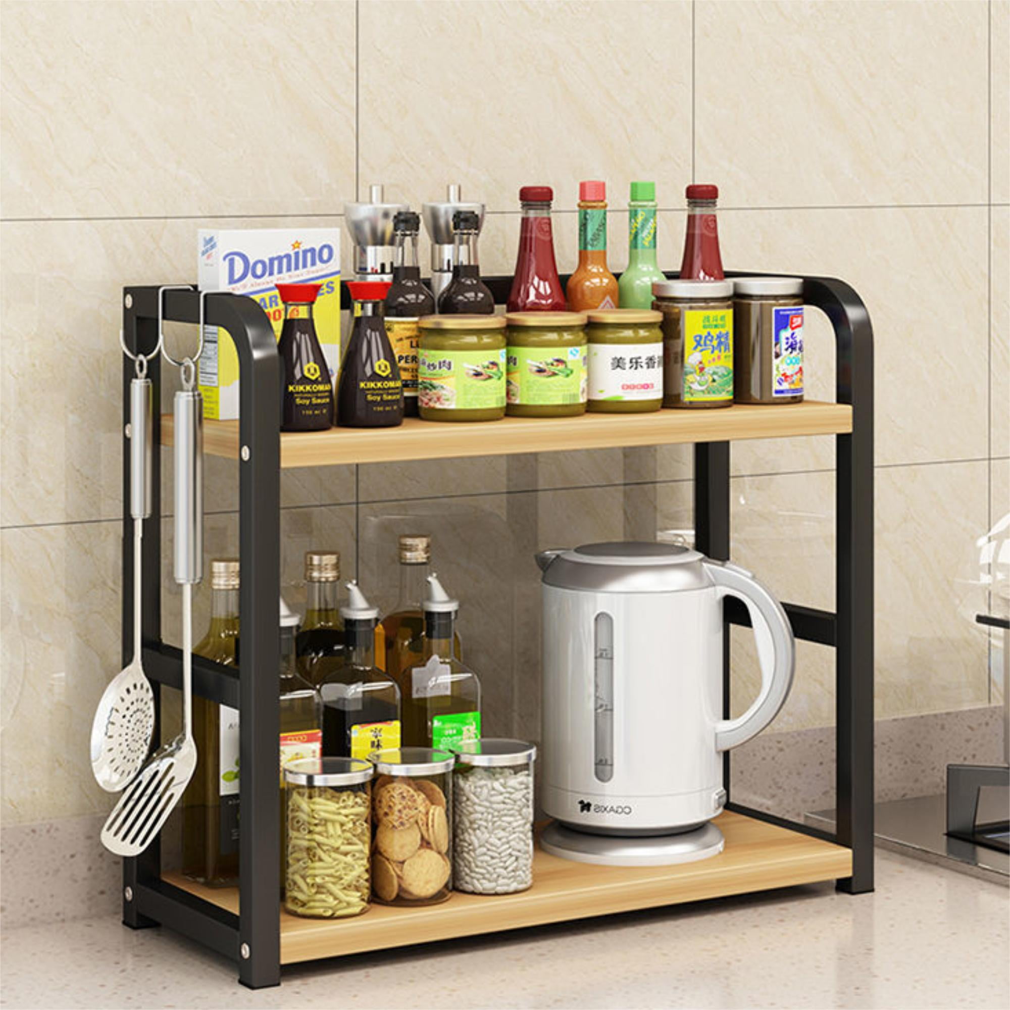 Scpie Rack Freestanding Spice Rack Organizer for Kitchen Countertop 2 ...