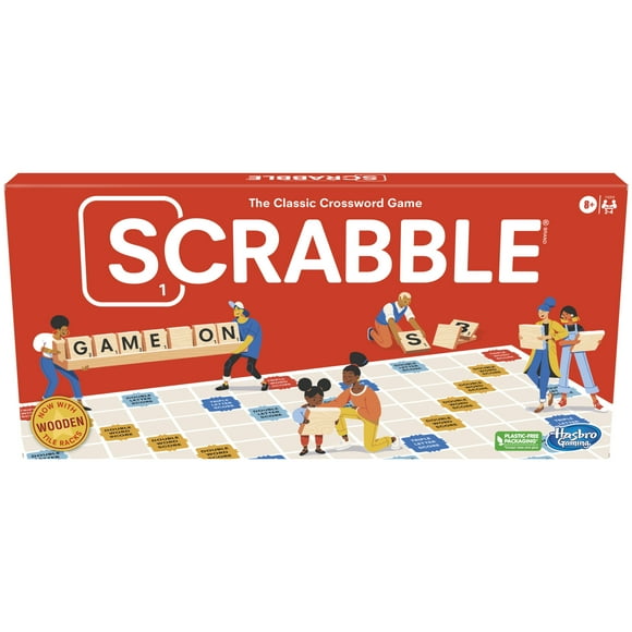 Scrabble Kids Board Game, 2-4 Players, Family Games, Christmas Gifts ...