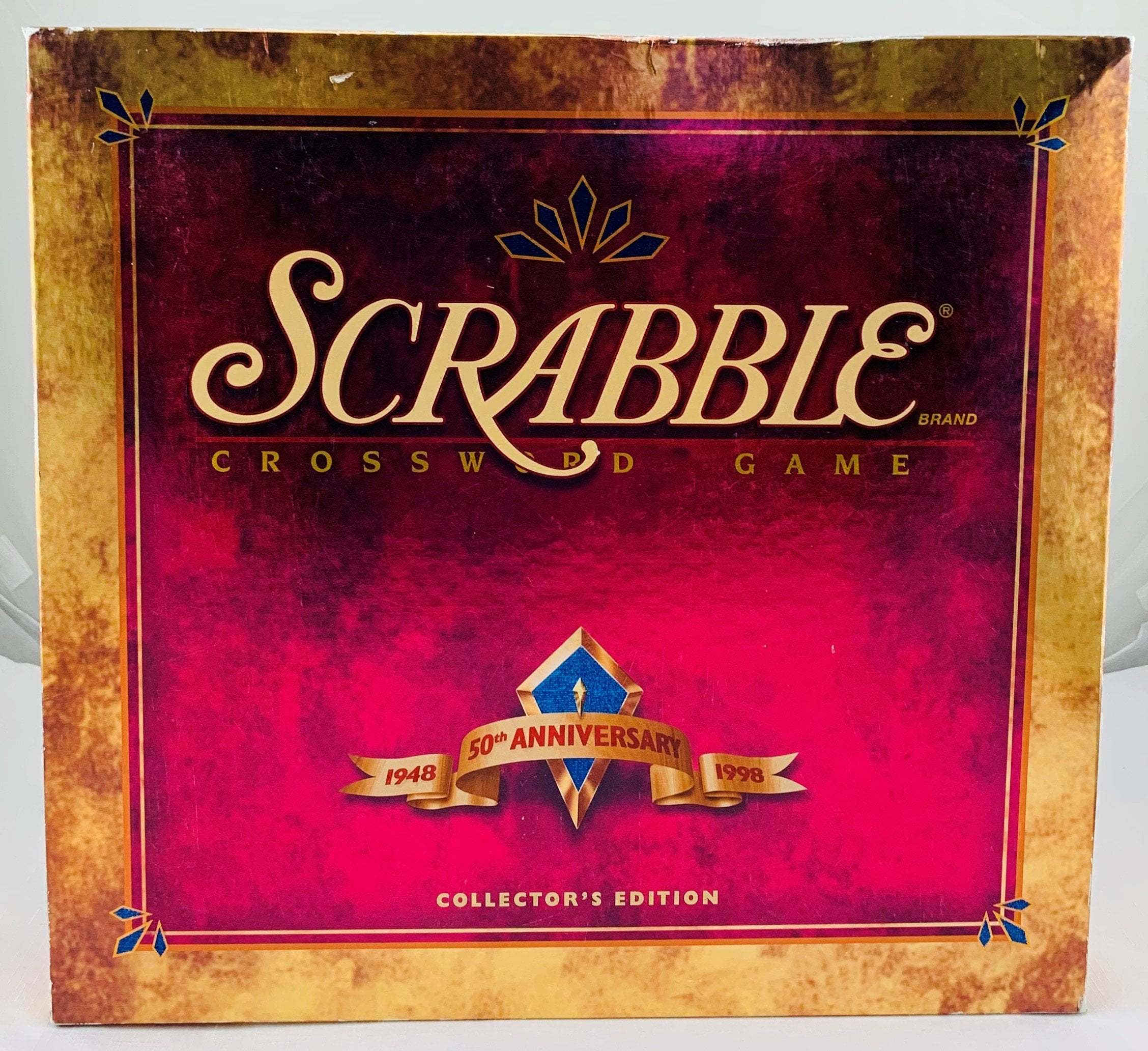 Scrabble Deluxe Collectors Edition 50th Anniversary - 1998 - Milton ...