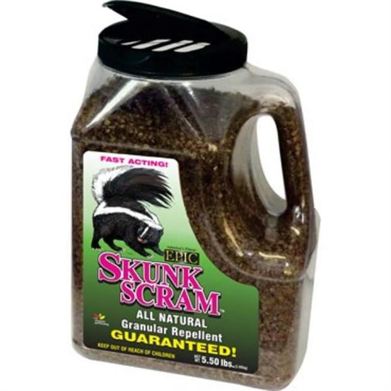Scram Skunk Scram 6 lbs Granular Skunk Repellent Deterrent, Animal ...
