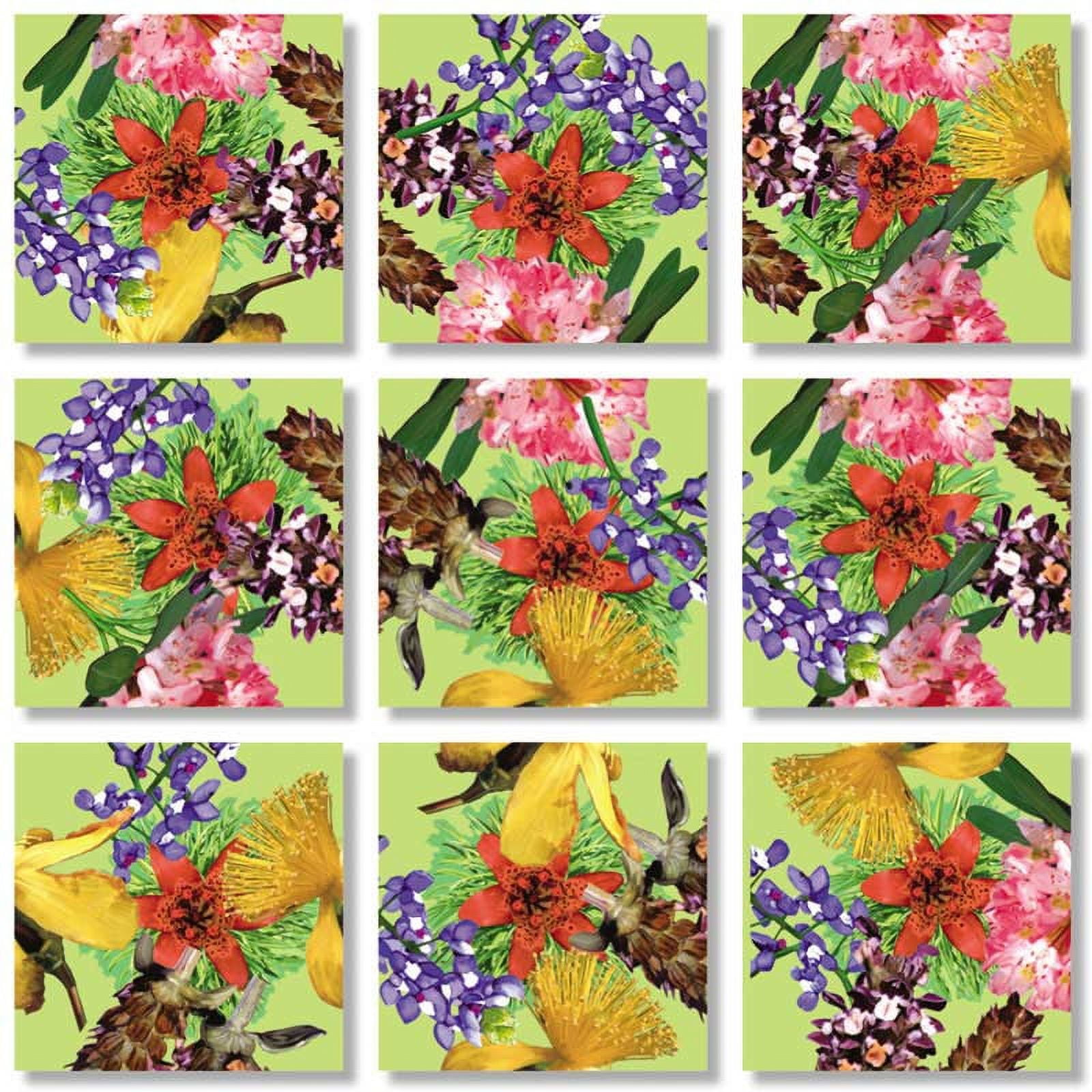 Scramble Squares American Native Flowers 9 Pc Non Interlocking Brain ...