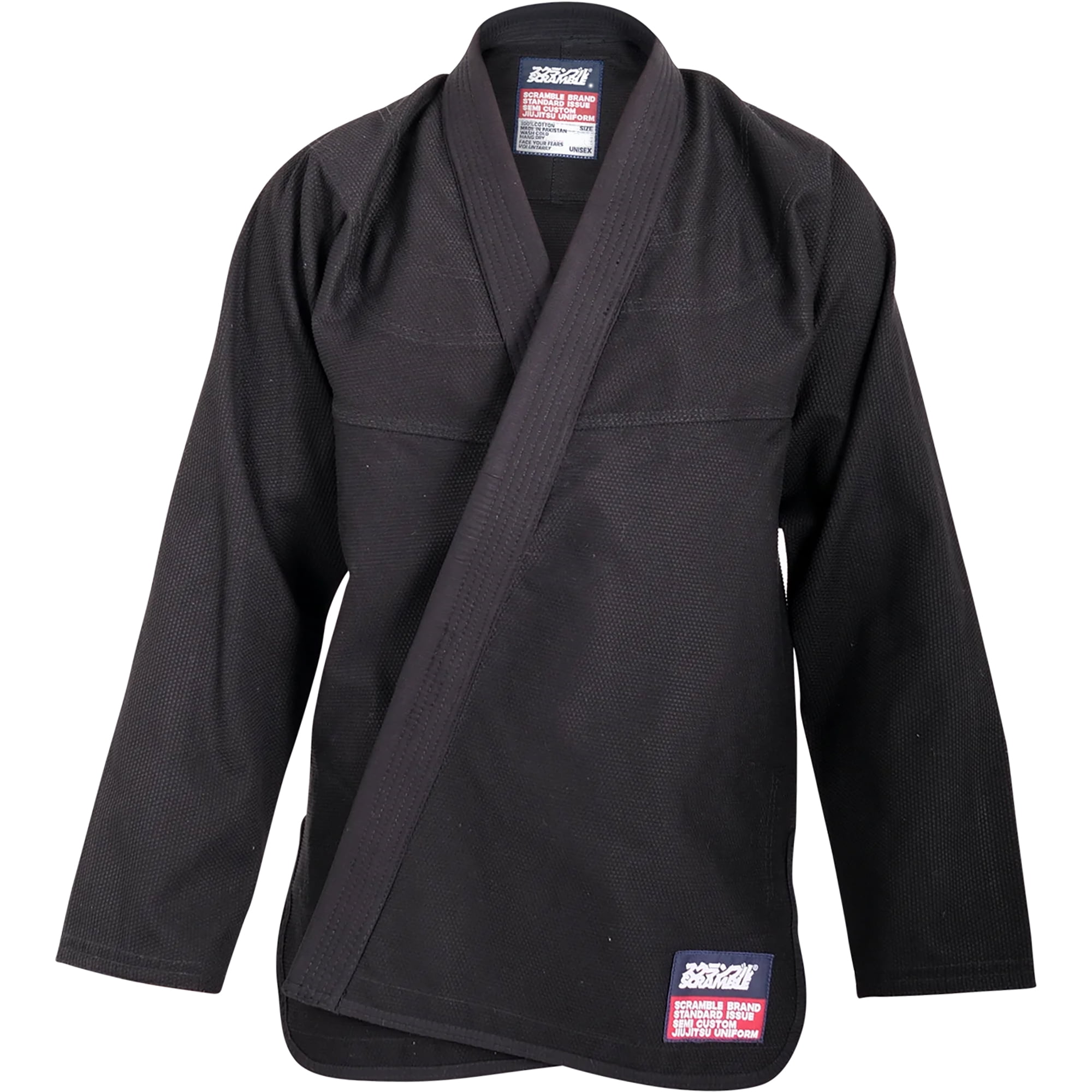 Scramble Standard Issue BJJ Gi - A0 - Black - Walmart.com