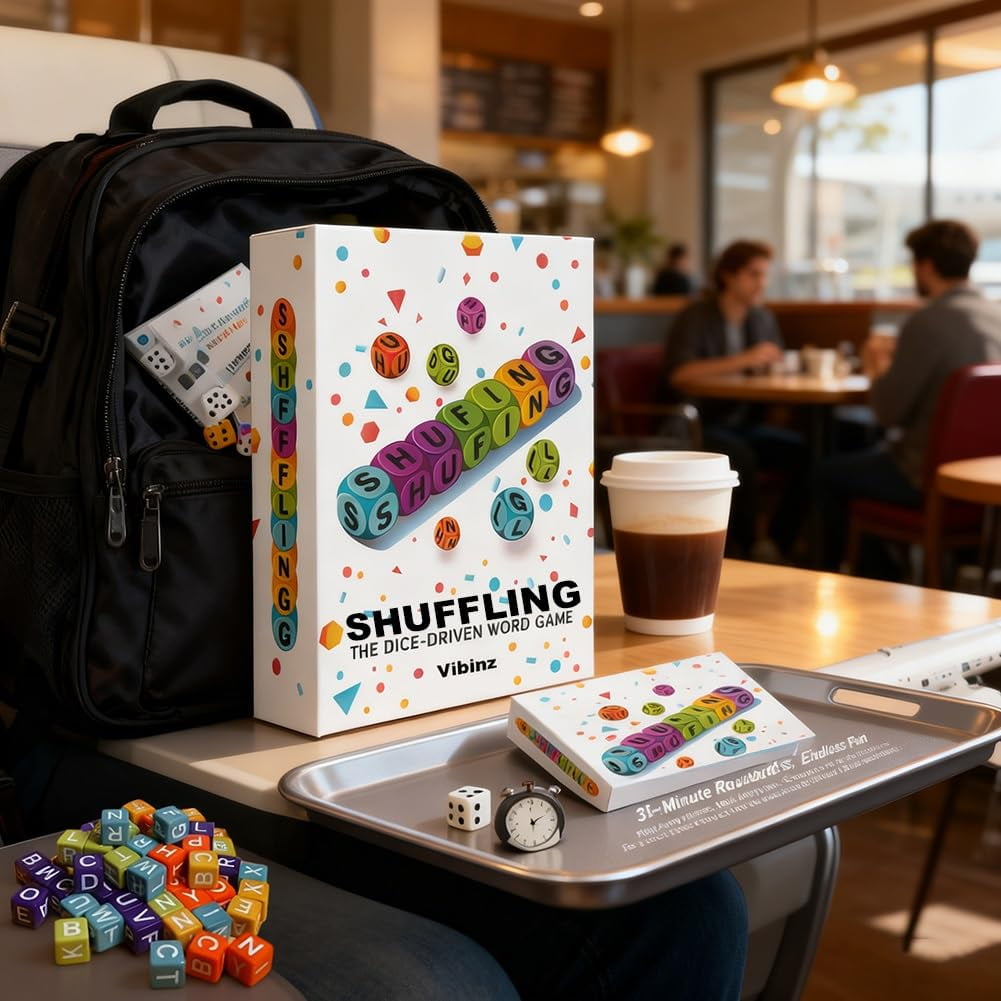 Scrambled Dice Word Game, Scrambled Dice Game, Crossword Dice Games ...