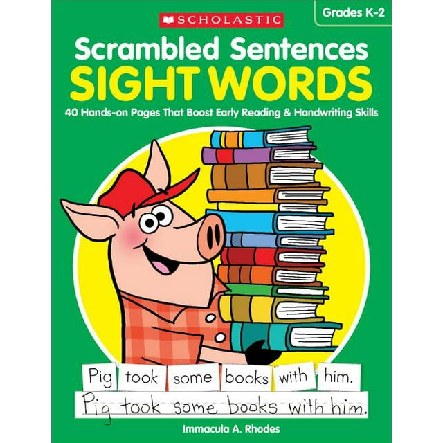 Scrambled Sentences: Scrambled Sentences: Sight Words: 40 Hands-On ...