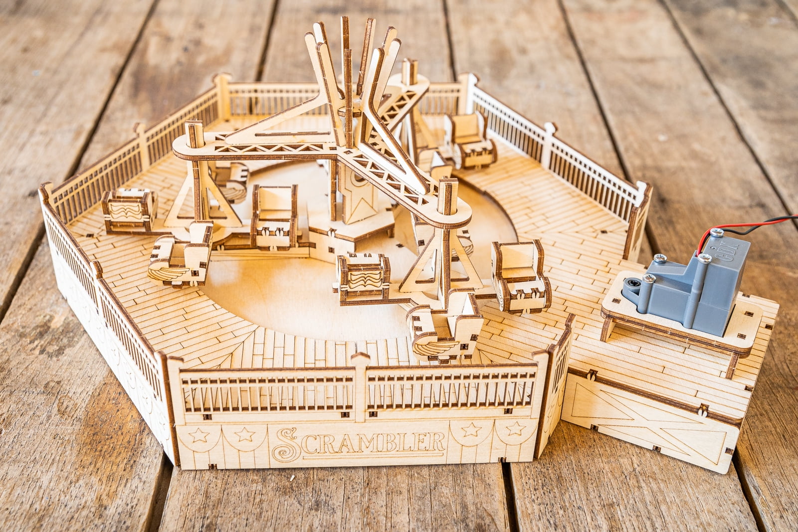 Scrambler Motorized Wood Kit | Your Own DIY Wooden Scrambler Ride! | A ...