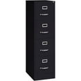 "Scranton Fully Assembled 4-Drawer Metal Letter File Cabinet in Black ...