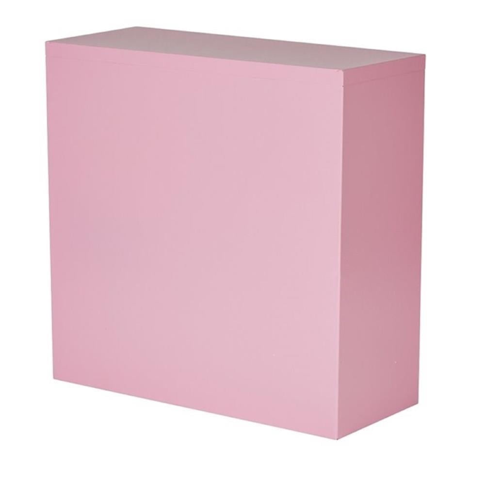 Scranton & Co 2 Shelf Metal Bookcase in Pink - Walmart.com