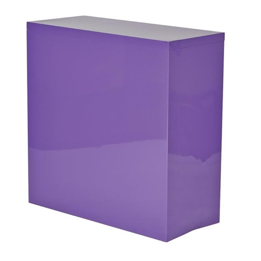 Scranton & Co 2 Shelf Metal Bookcase in Purple - Walmart.com