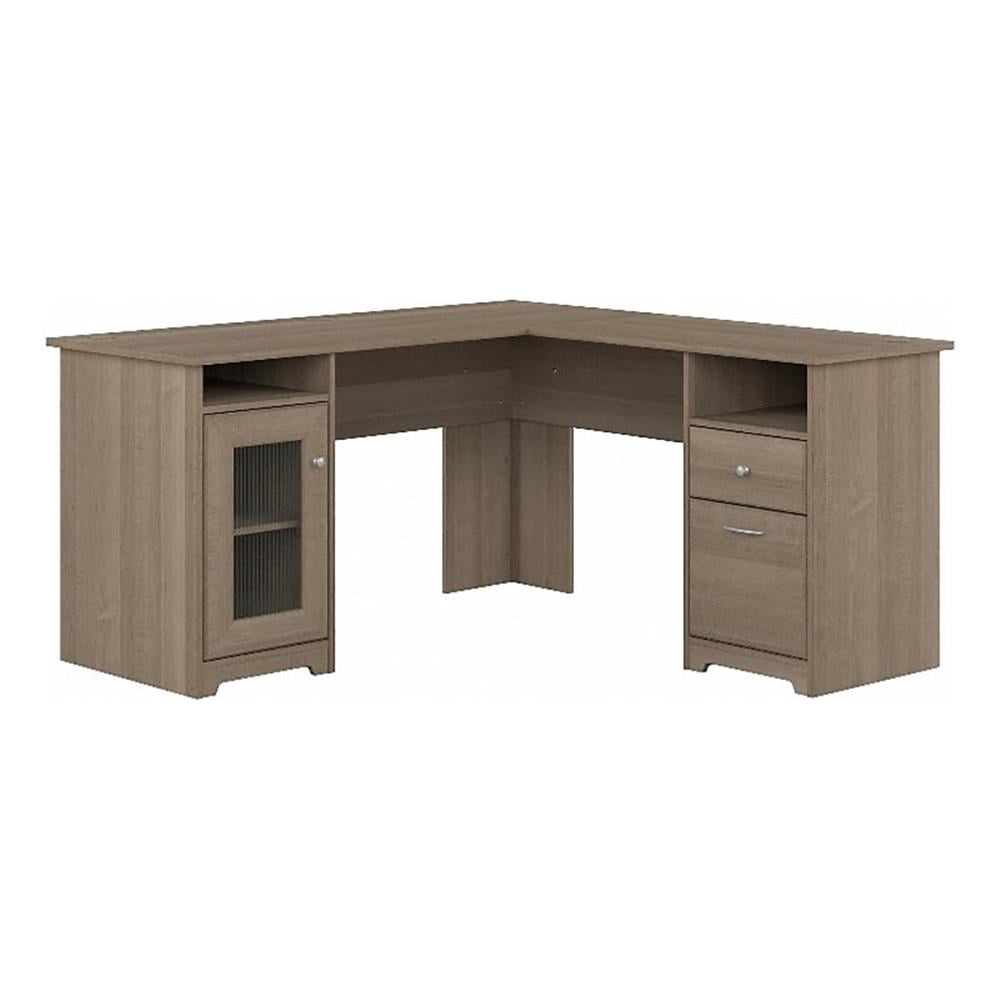 Scranton & Co 60" Traditional Engineered Wood L Shaped Computer Desk in ...
