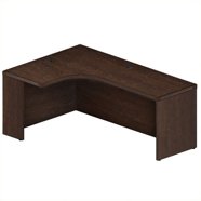 Pemberly Row Corner Computer Desk in Curado Cherry - Walmart.com