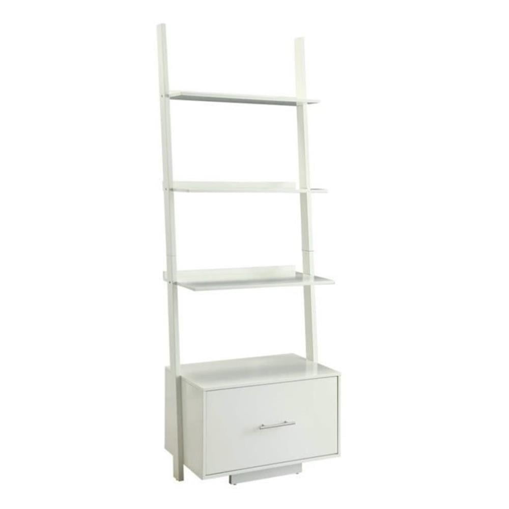 Scranton & Co Bookcase File Drawer in White - Walmart.com