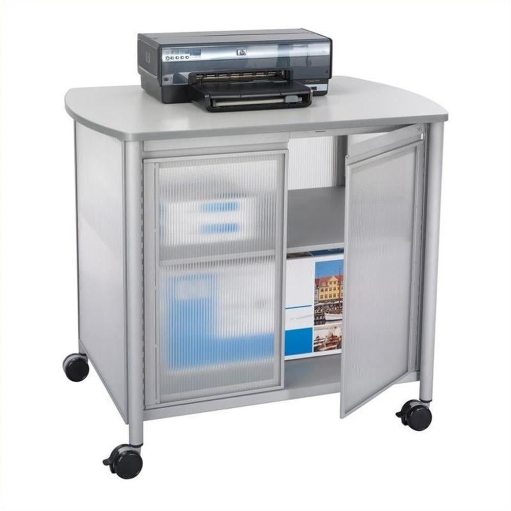 Scranton & Co Deluxe Machine Stand with Doors in Gray - Walmart.com