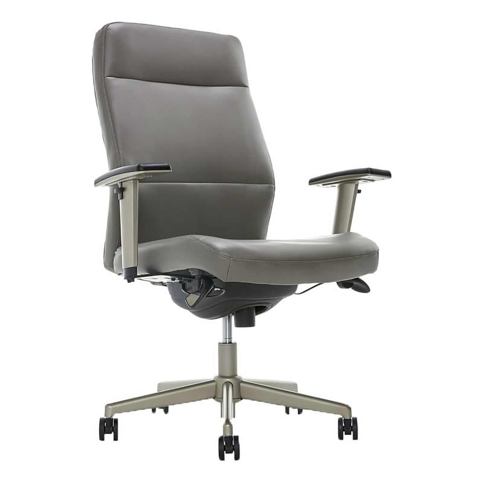 Scranton & Co Modern Faux Leather & Metal Executive Office Chair in ...