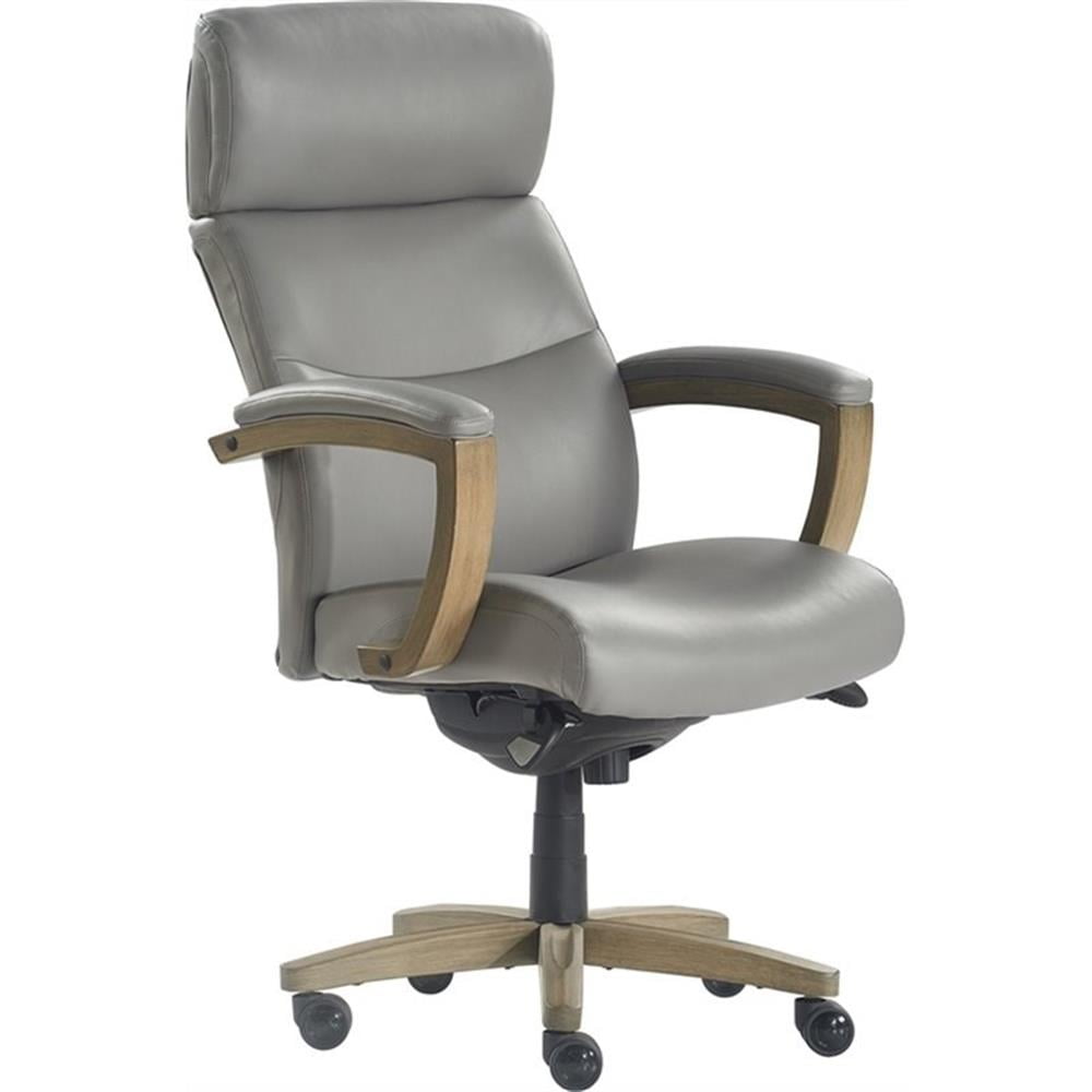 Scranton & Co Modern Faux Leather & Solid Wood Executive Office Chair ...