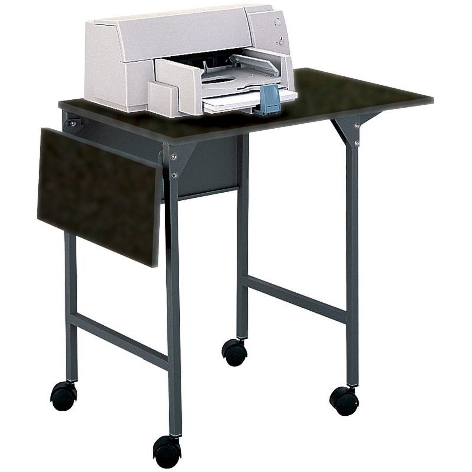 Scranton & Co Printer Stand with Drop Leaves in Black - Walmart.com