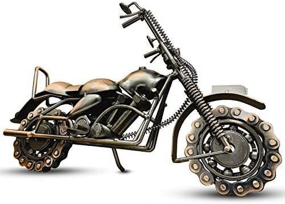 Scrap Cycles Handmade Metal Motorcycle Model - Unique Motorcycle Rider ...