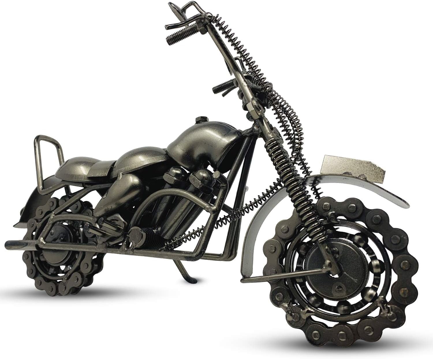Scrap Cycles Handmade Metal Motorcycle Model - Unique Motorcycle Rider ...